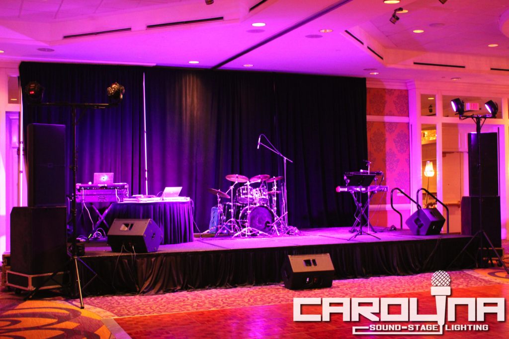 Corporate Band PA System Stage Lighting Rental Charlotte carolinassl ...