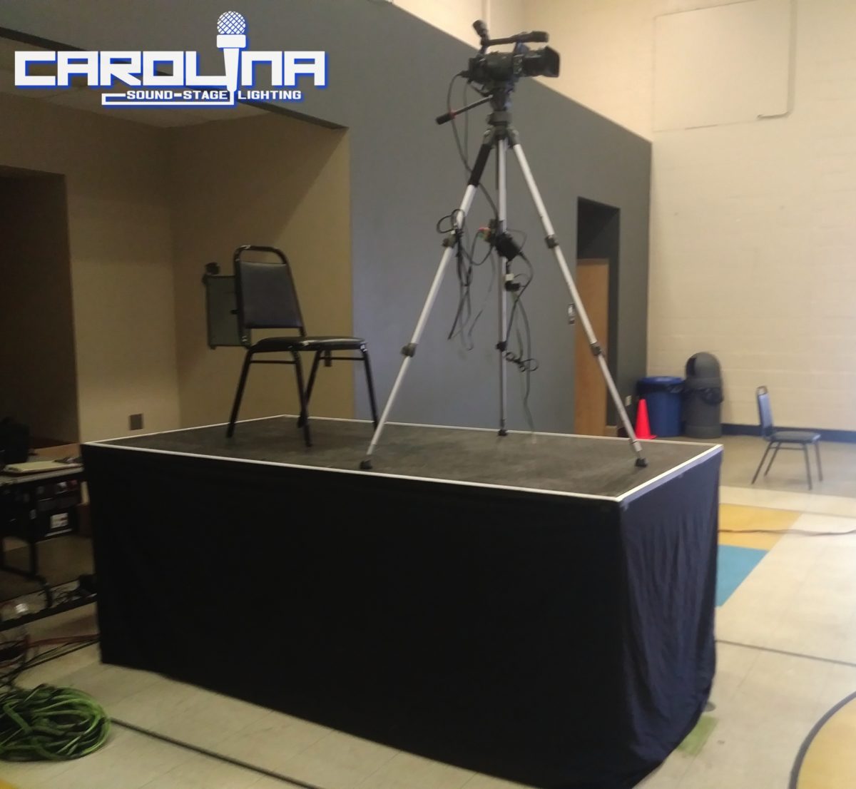 camera platform runway riser rental delivery carolina sound stage ...