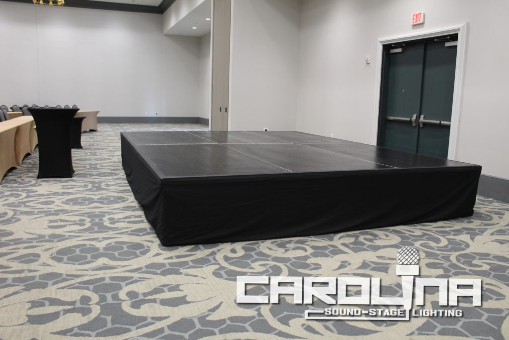 16x12 stage rental charlotte carolina sound stage and lighting nc sc av-2