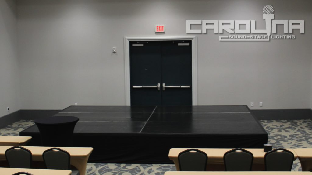 stage rental charlotte 16x12 nc sc carolina sound stage and lighting ...