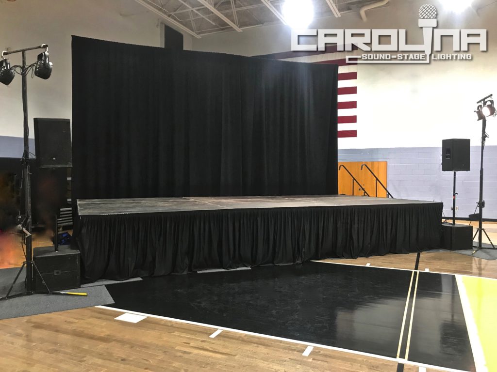backdrop pipe and drape charlotte carolina sound stage lighting velour ...